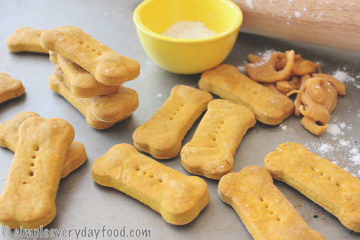 Pumpkin Peanut Butter Dog Biscuits Recipe