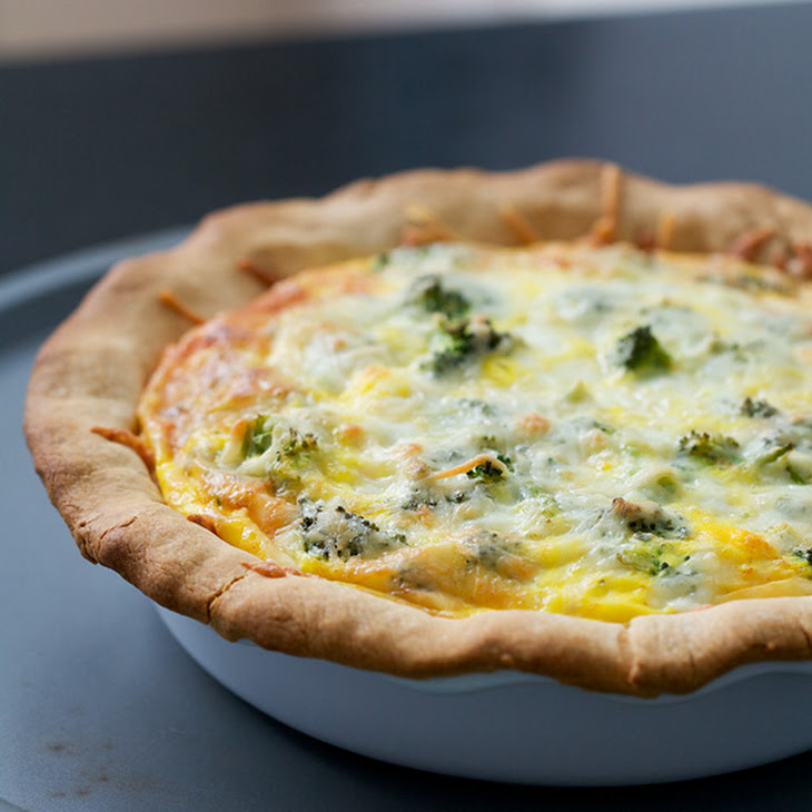 Broccoli Garlic Quiche Recipe